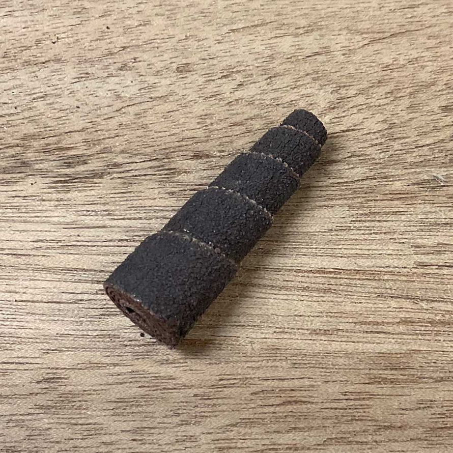 1/2" Dia. | 40 Grit | Half-Tapered Cartridge Roll | 50 Pk.| Goodson ...
